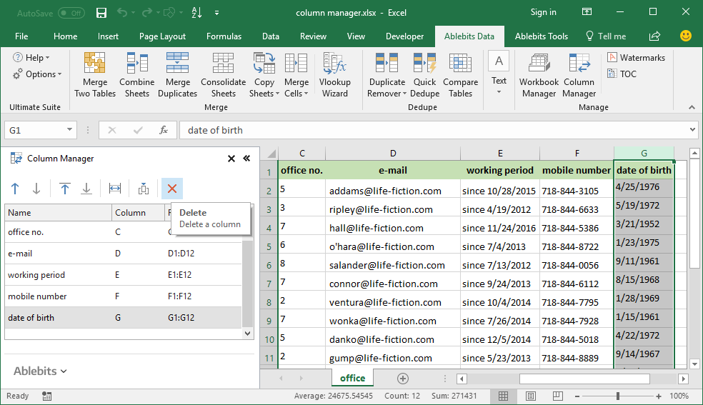 Move Columns In Excel Add Delete Autofit Column Width