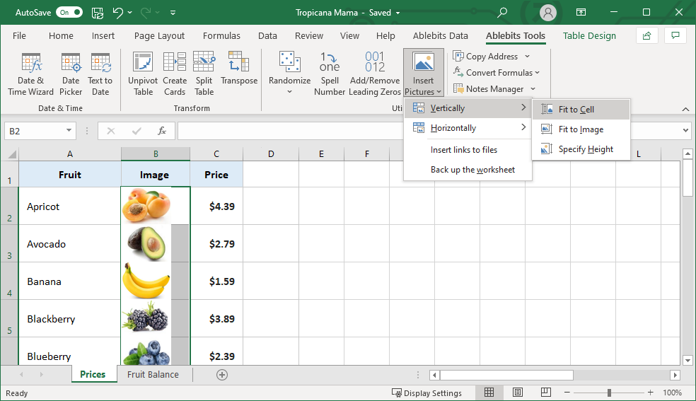 How To Insert Multiple Pictures Into Excel Cells