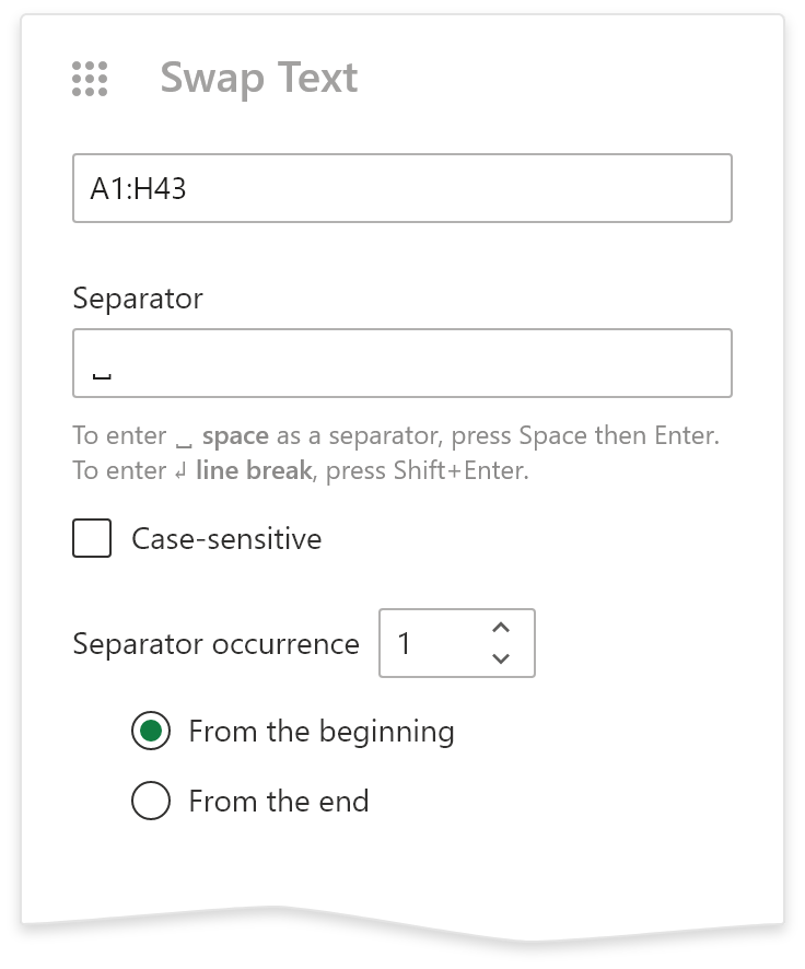 Text Tools For Excel For Mac Trim Spaces Split Cells Extract Text And More