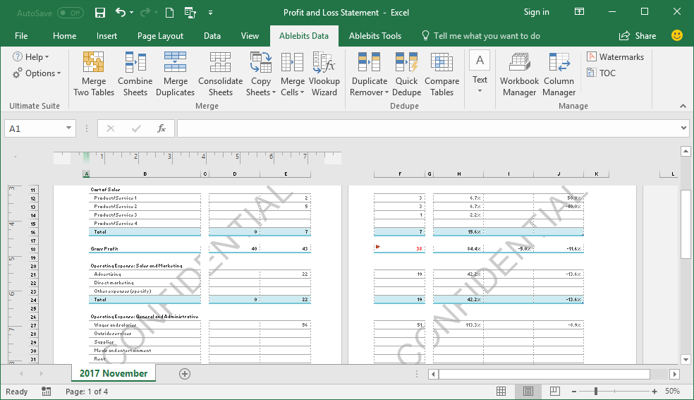 Excel Remove Watermark Lalafeffect