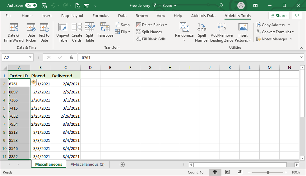 Add Or Remove Leading Zeros In Excel With A Mouse Click